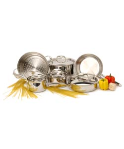 Anolon Commercial Clad 10-piece Cookware Set - Bed Bath & Beyond - 678892