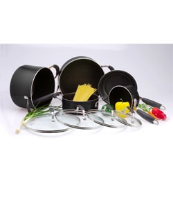Philippe Richard Professional 9-pc. Cookware Set - Midnight - Bed Bath ...