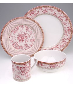 Royal Doulton Provence Rouge 16-pc. Dinnerware Set - Bed Bath & Beyond ...