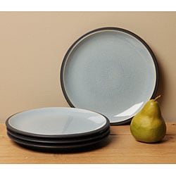 Denby 'Blue Jetty' Cornflower Blue/ Navy Salad Plates (Set of 4) - Bed ...