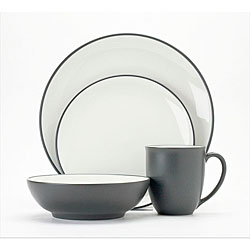 Noritake Colorwave 16-piece Graphite Dinnerware Set - Bed Bath & Beyond ...