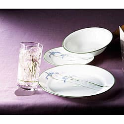 Corelle Round Shadow Iris 16-piece Dinnerware Set - Bed Bath & Beyond ...