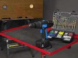 PowerGlide 18V Cordless Drill with Bonus Set - Bed Bath & Beyond - 82830