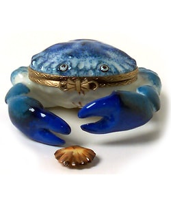 Limoges Blue Crab Box - Bed Bath & Beyond - 263045