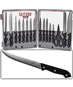 Slitzer 17-piece Cutlery Set with Case - Bed Bath & Beyond - 432191
