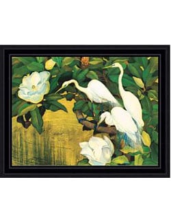 Jessie Arms Botke Tropical Pool Framed Print - Bed Bath & Beyond - 571993