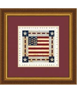Warren Kimble American Flag Framed Print - Bed Bath & Beyond - 653347