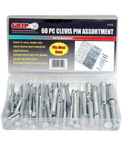 GRIP 60-piece Clevis Pin Assortment Kit - Bed Bath & Beyond - 746996