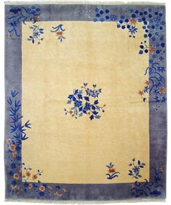 Hand-knotted Ming Dynasty Wool Rug (8'3 x 10'1) - Bed Bath & Beyond ...