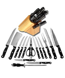 Slitzer 15-piece Cutlery Set in Wood Block - Bed Bath & Beyond - 884985