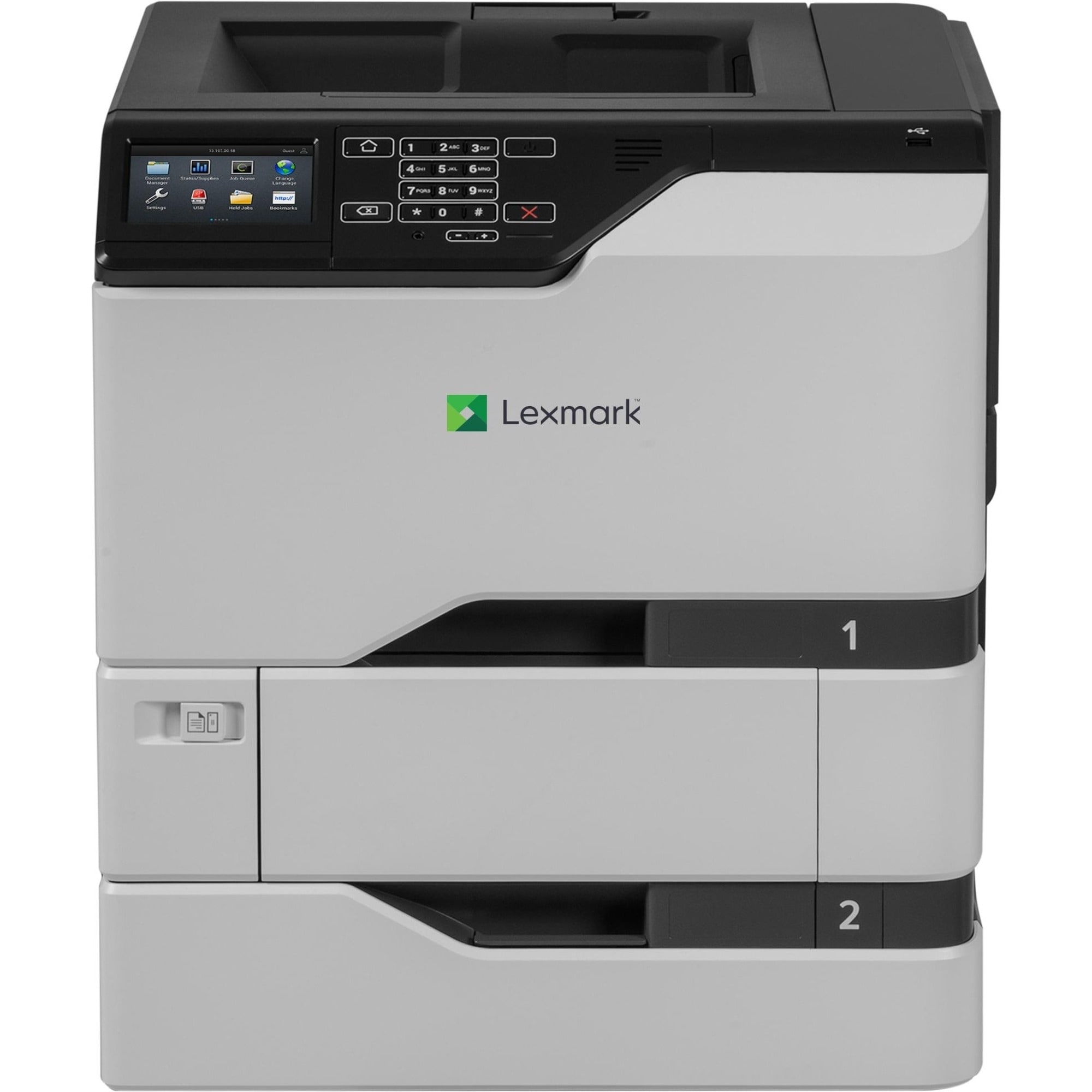 Lexmark CS720dte Laser Printer - Color - 2400 x 600 dpi Print - Plain ...
