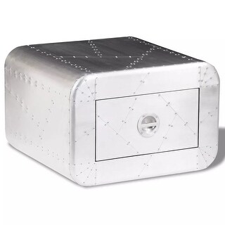 Aviator Coffee Table 1 Drawer Vintage Aircraft Airman Style - Bed Bath ...