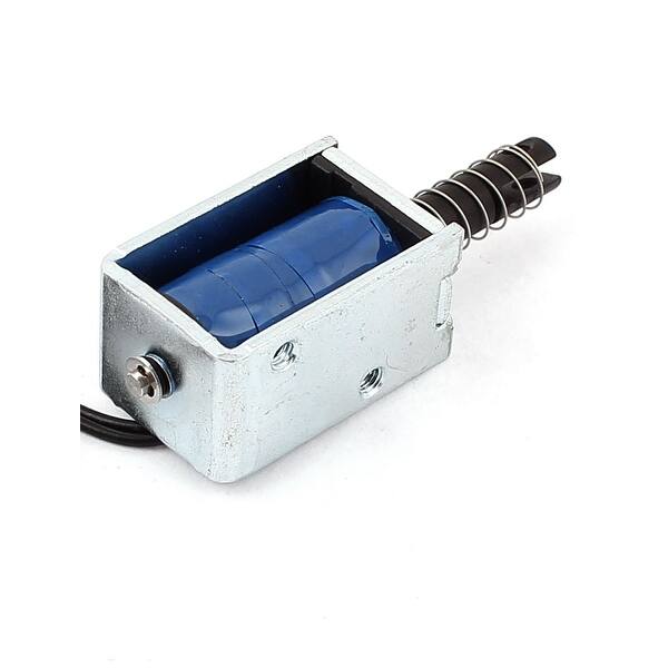 Unique Bargains JF-0730B DC 12V Open Frame Solenoid Electromagnet w ...