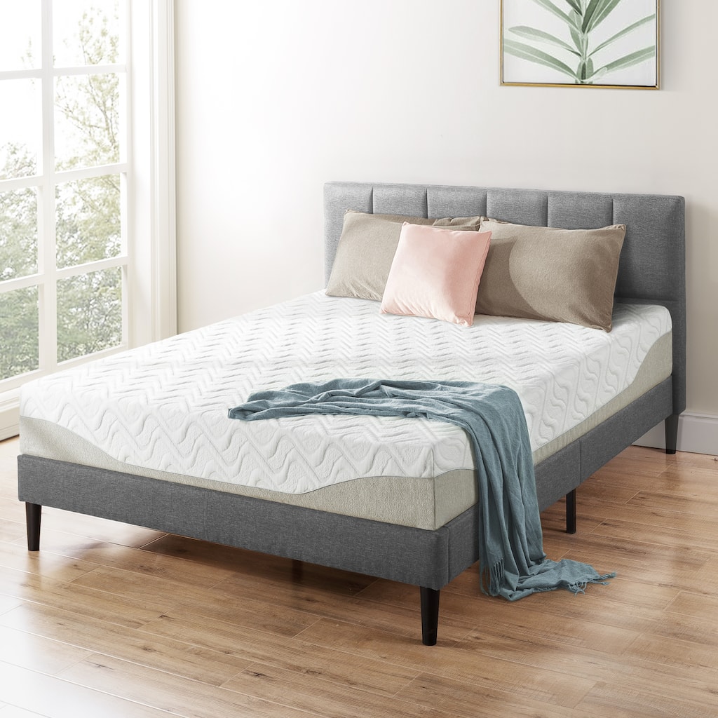 9 Inch Gel Memory Foam Mattress By Crown Comfort - Overstock - 16807034