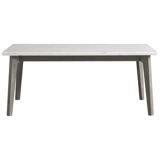 Ashley Furniture Ronstyne Grayish Brown/White Rectangular Dining Room ...