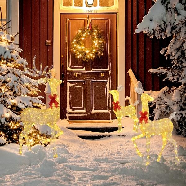 reindeer window lights