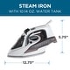 Steam Iron, 1600 Watts Steamer for Clothes, Self-Cleaning Portable Iron ...