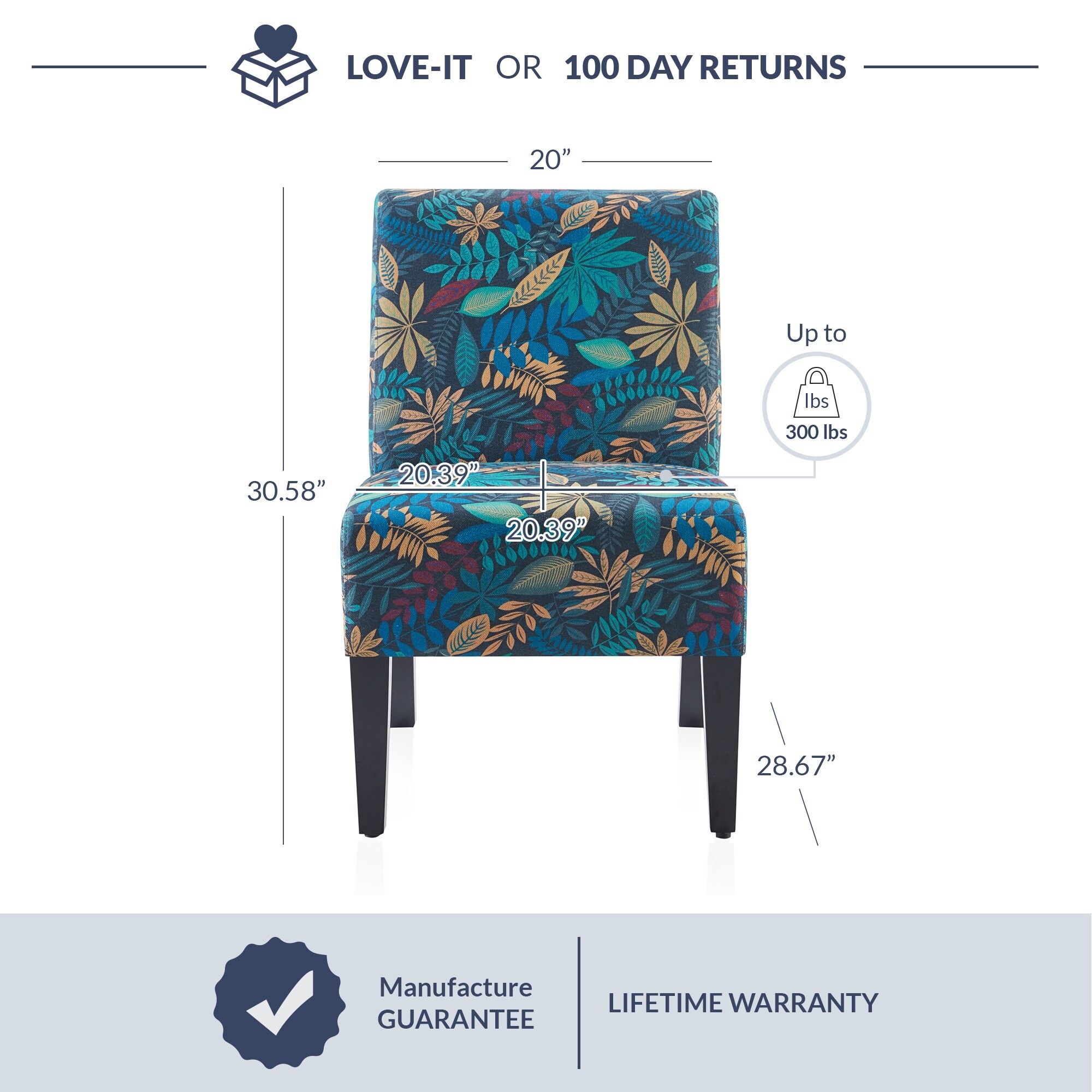 Belleze armless single curved slipper accent chair store
