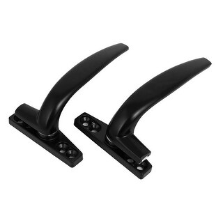Casement Window Aluminum Alloy Screw Fixed Locking Handle Grip Black ...
