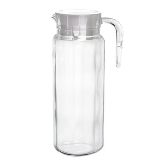 Acrylic Beverage Drink Pitcher with Lid, Juice Pitcher Water Jug ...