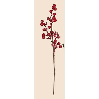 13" Waterproof Snowy Berry Pick, Set of 3 - Red - Bed Bath & Beyond ...