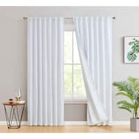Home & Linens Lahore 100% Complete Blackout Lined Heavy Thermal Insulated Window Curtain Rod ...