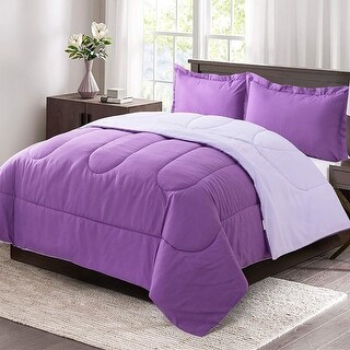 Magenta 3 pc Queen Comforter Set - Bed Bath & Beyond - 36813019