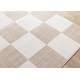 Modern Neutral Checkerboard Rug in Cream Beige - Bed Bath & Beyond ...