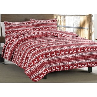 Rustic Cabin- Rudolph Quilt Set - Bed Bath & Beyond - 33058477