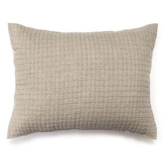 Karina Natural Standard-size Diamond Quilted Sham - Bed Bath & Beyond ...