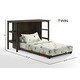 Siesta Desk Murphy Bed with Gel Memory Foam Mattress - Bed Bath ...