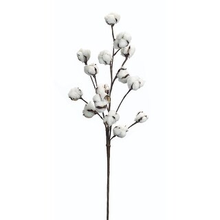 Set of 6 Floral Cotton Artificial Sprays 30" - Bed Bath & Beyond - 37192093