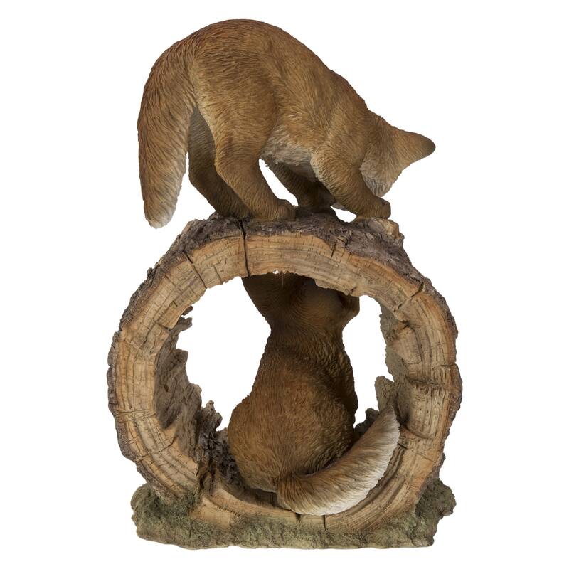 Fox Pups Playing - Overstock - 35453797