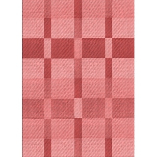 Ahgly Company Machine Washable Transitional Fire Engine Red Area Rugs ...