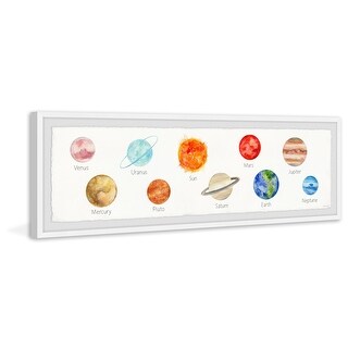 'The Solar System' Framed Painting Print - Bed Bath & Beyond - 34070000