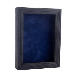 24x30 Shadow Box Frame Barnwood Black Wood | 1" Usable Display Depth ...