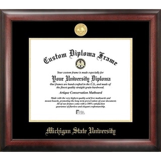 Michigan State 11w x 8.5h Gold Embossed Diploma Frame - Bed Bath ...
