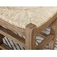 The Gray Barn Enchanted Acre 18-inch Wood Stools with Rush Seats (Set ...