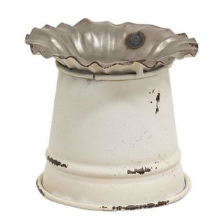 Shabby Chic Bucket Candle Pan - Small - 4.25” high by 4” in diameter ...