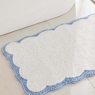 Microfiber Bathroom Rugs,Cute Preppy Bath Mat for Bathroom,Tub,Floor ...
