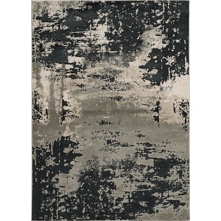 Carbon Loft Handmade Abstract Black and Green Area Rug - On Sale - Bed ...