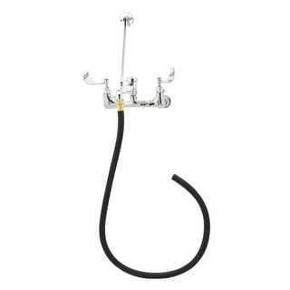 T and S Brass 10.4 GPM Wall Mounted Bridge Mixing Faucet - Includes ...