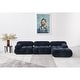 Daimion 4 Pieces Upholstered Sectional - Bed Bath & Beyond - 39929543