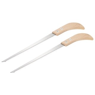 8.85" Hand Pruning Saw,Straight Blade Wood Handle Double-edge Tooth ...
