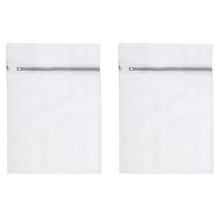 Universal Wash Bag Mesh Washing Cleaning Bag 30x40mm 2 Pack - Grey ...