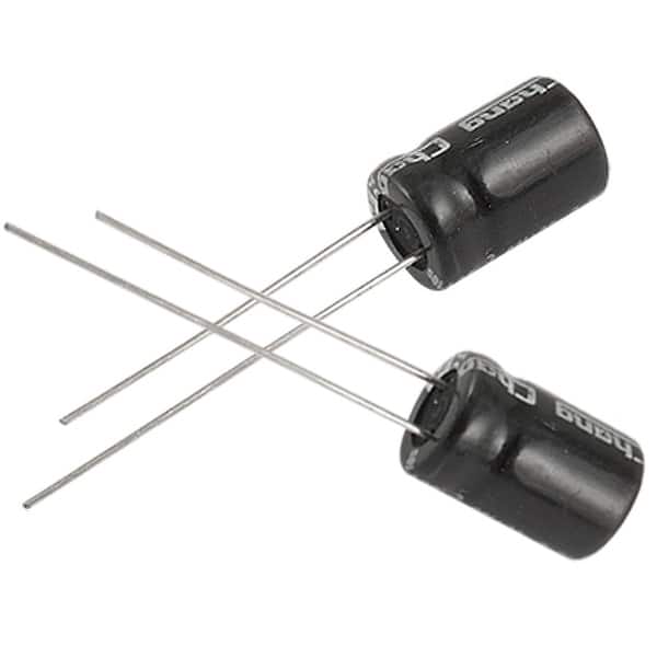10 Pcs 470uF 16V 105C Radial Electrolytic Capacitor 8x12mm - Black - Bed Bath & Beyond - 36250556