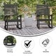 Classic Commercial Grade All-Weather Outdoor Rocking Chairs (Set of 2 ...
