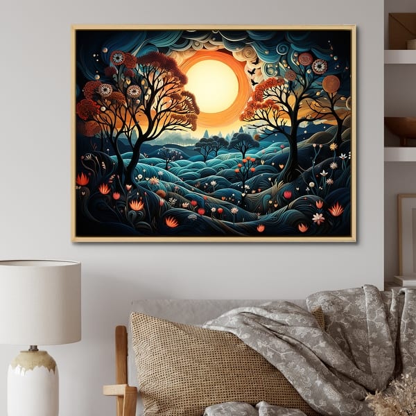 framed tree prints