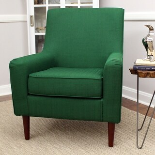 Mid-Century Modern Lounge Chair with Welted Track Arms, 34.5h x 28w x ...