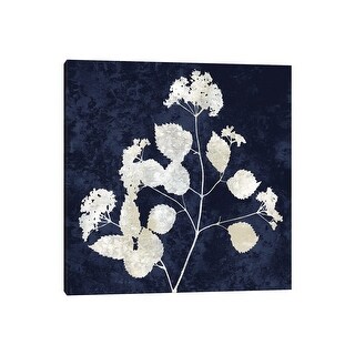 iCanvas "Nature White On Blue VI" by Danielle Carson Canvas Print - Bed ...